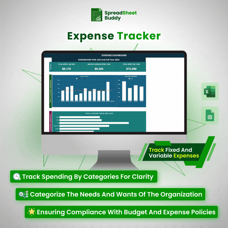 Smart AI Expense Tracker – SpreadSheetBuddy